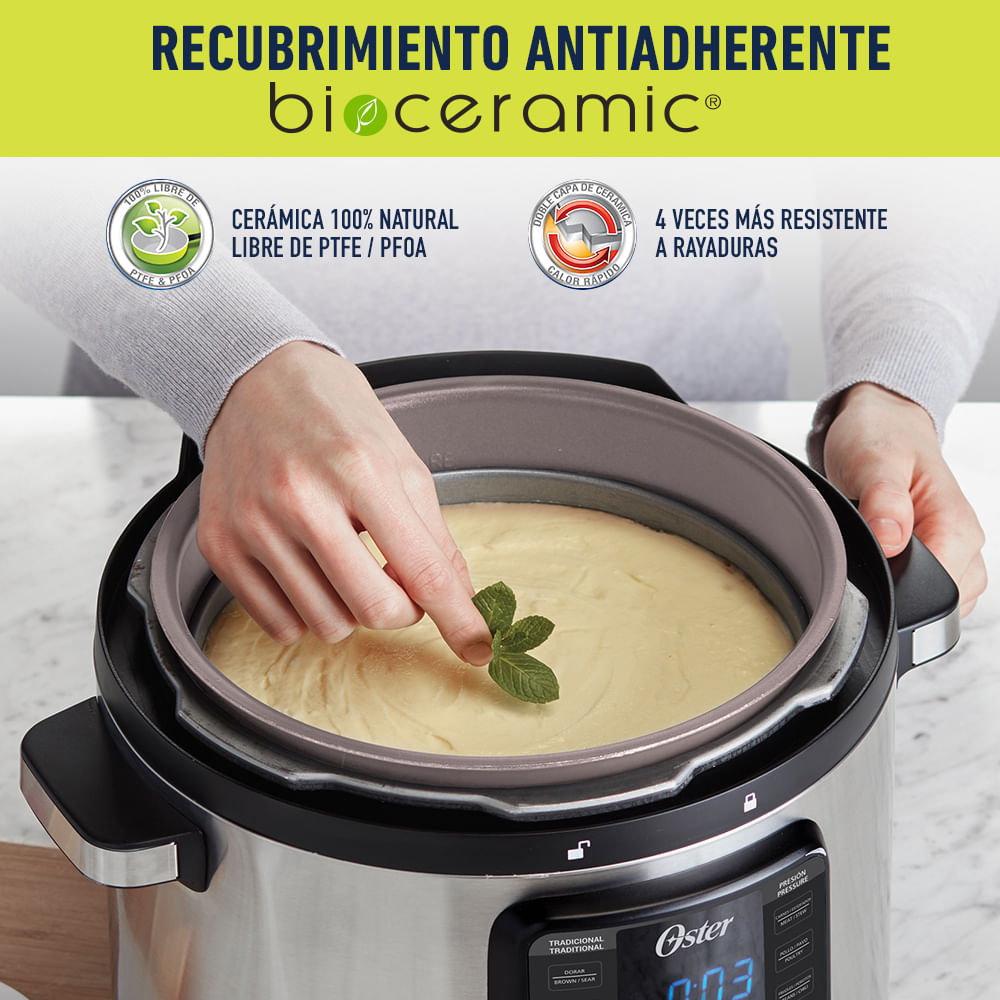 Multi-Olla rápida XL Oster® 7,5 litros y 14 funciones CKSTPCEC8801 - osterpe