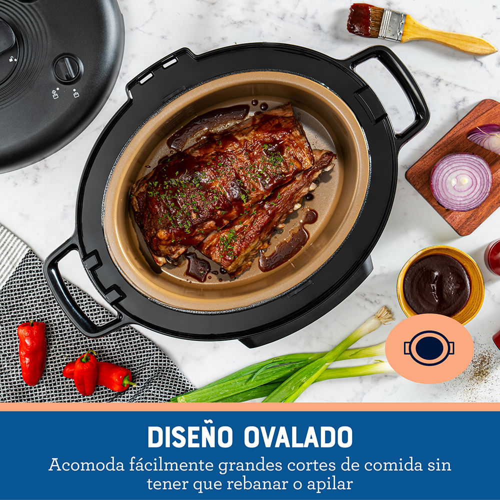 Multi-olla rápida ovalada de 5.7L con 15 funciones CKSTPCECOV57 - osterpe